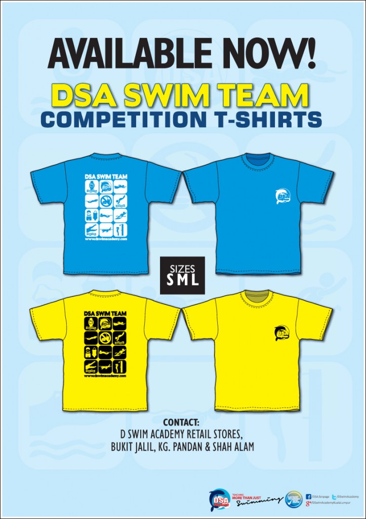 DSA-Swim-Team-T-Shirts-(Blue-&-Yellow) | DSA Swim Team | D Swim Academy
