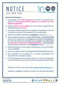 DSA Swim Team | D Swim Academy